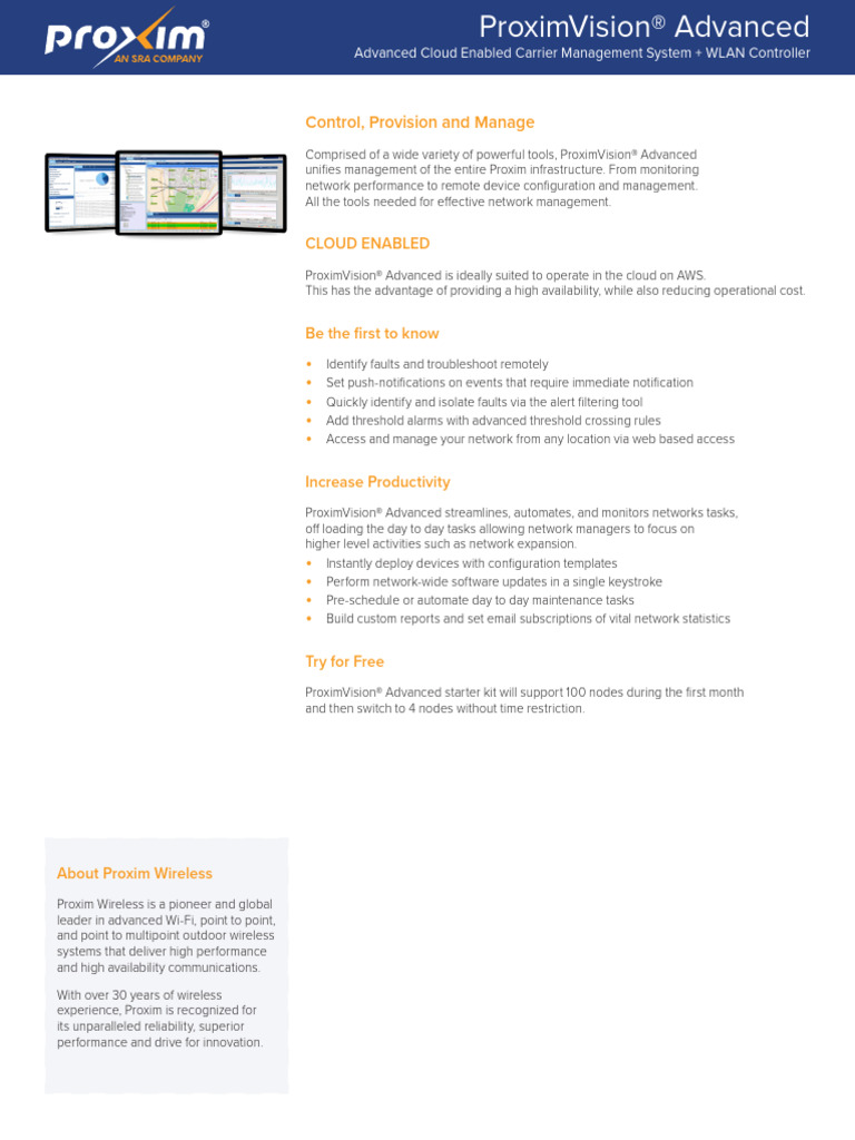 network-controller_proximvision-advanced_proximVision-advanced-US | PDF ...