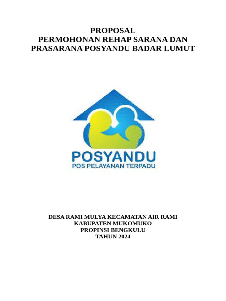 PROPOSAL Posyandu 2024 | PDF