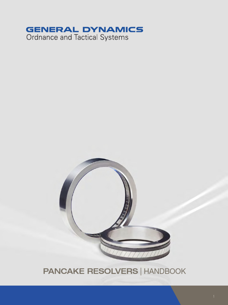 Pancake Resolvers Handbook NAV R | PDF | Electrical Impedance | Transformer