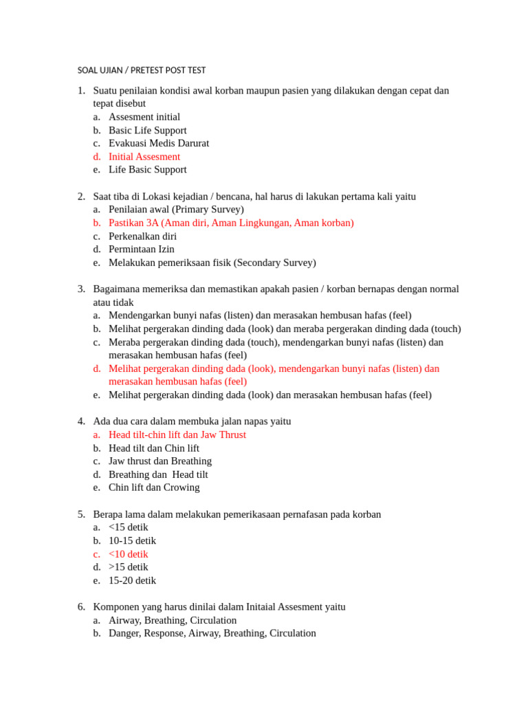 Initial Assessment | PDF
