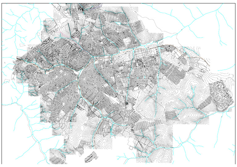 Mapa Geral de Bauru Hidrografia 1 25000 | PDF