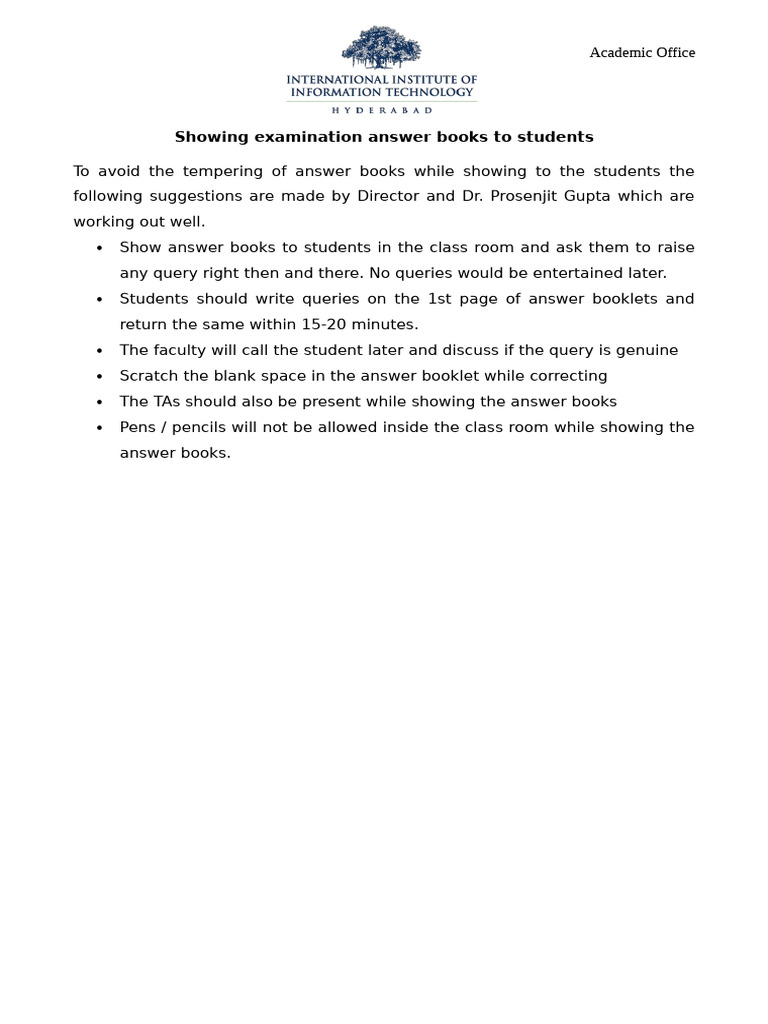 Showing_marked_exam_papers_to_students | PDF