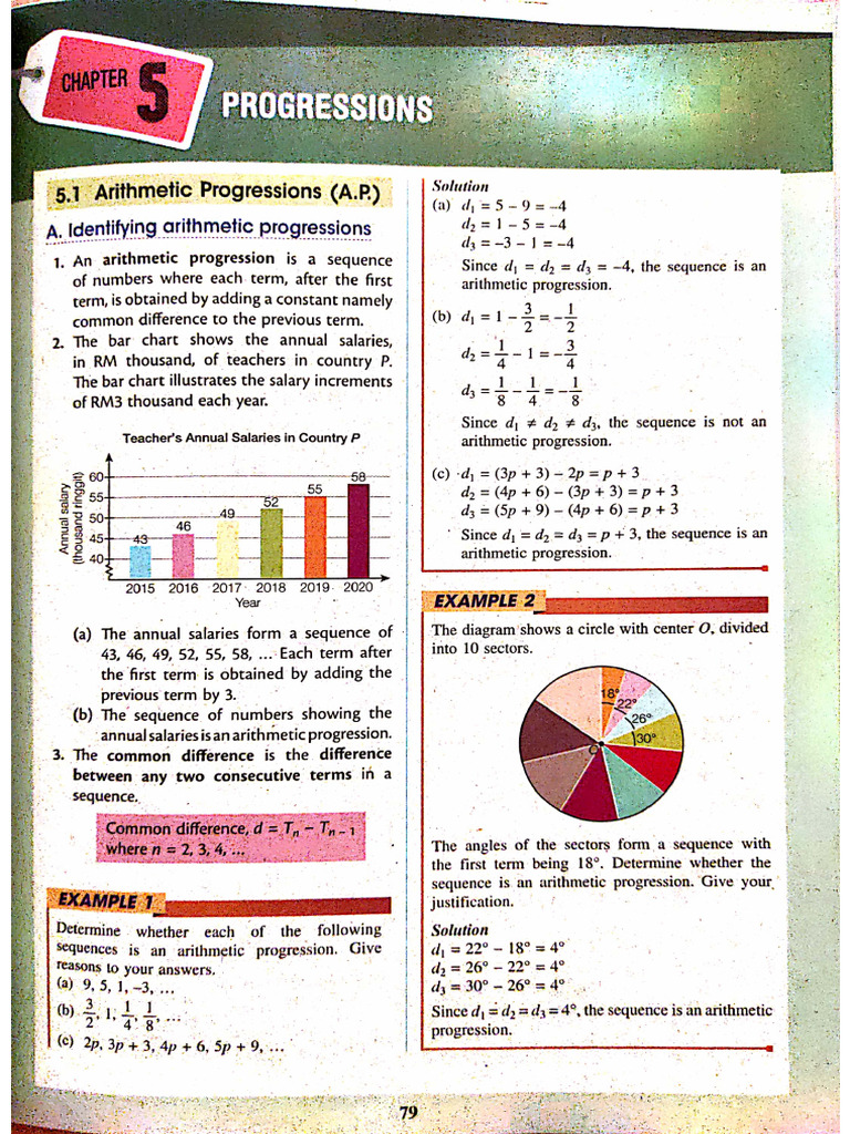 Form 4 Chapter 5 - Progression | PDF