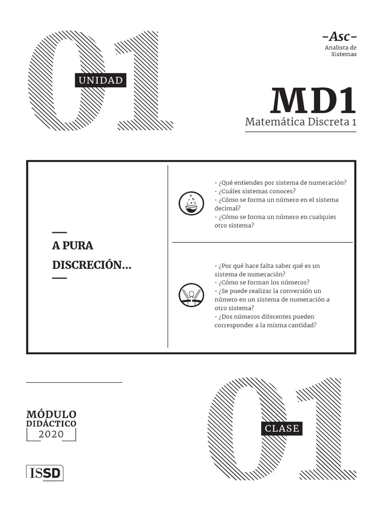 01 - MD1 - ASC - Versión Impresa | PDF | Matemáticas | Aritmética