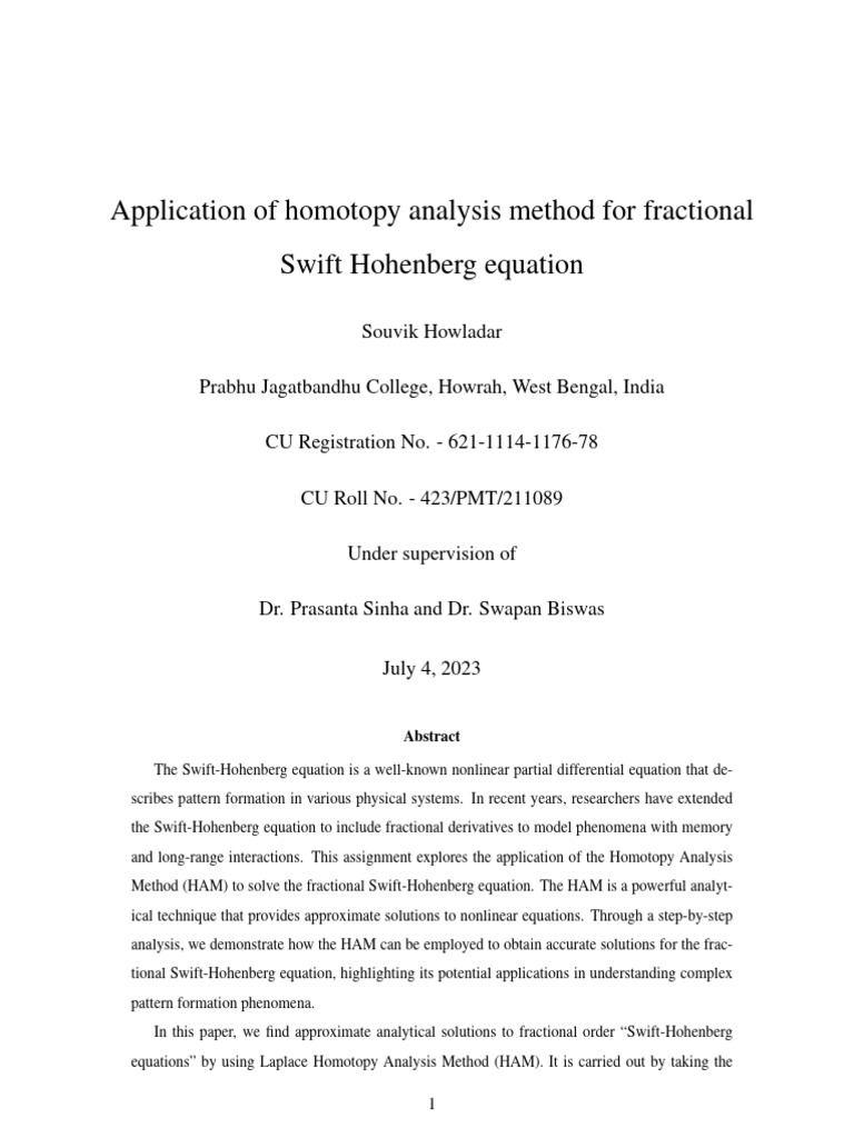 HAM | PDF | Mathematics | Mathematical Objects