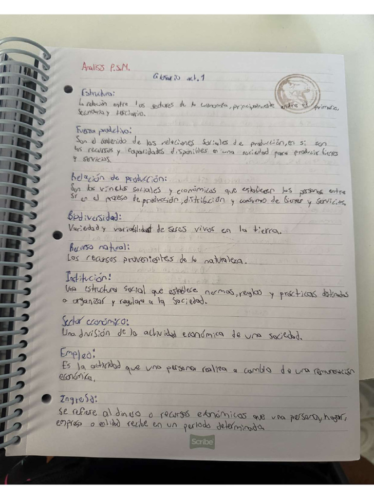 Glosario Act 1 | PDF