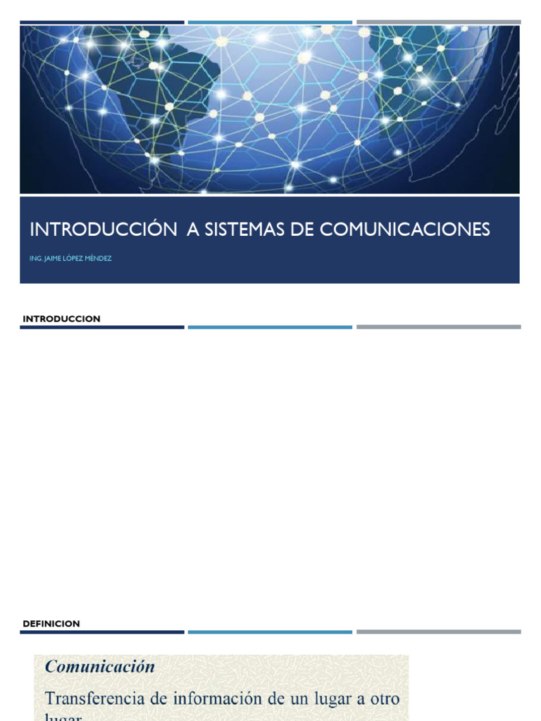 Introduccion A Sistemas de Comunicaciones | PDF | Frecuencia | Olas
