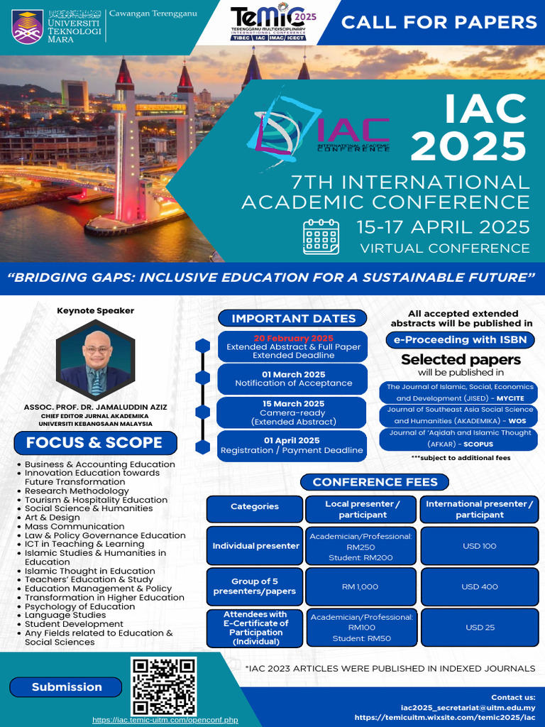 IAC 2025 Call for Papers: Education Focus | PDF