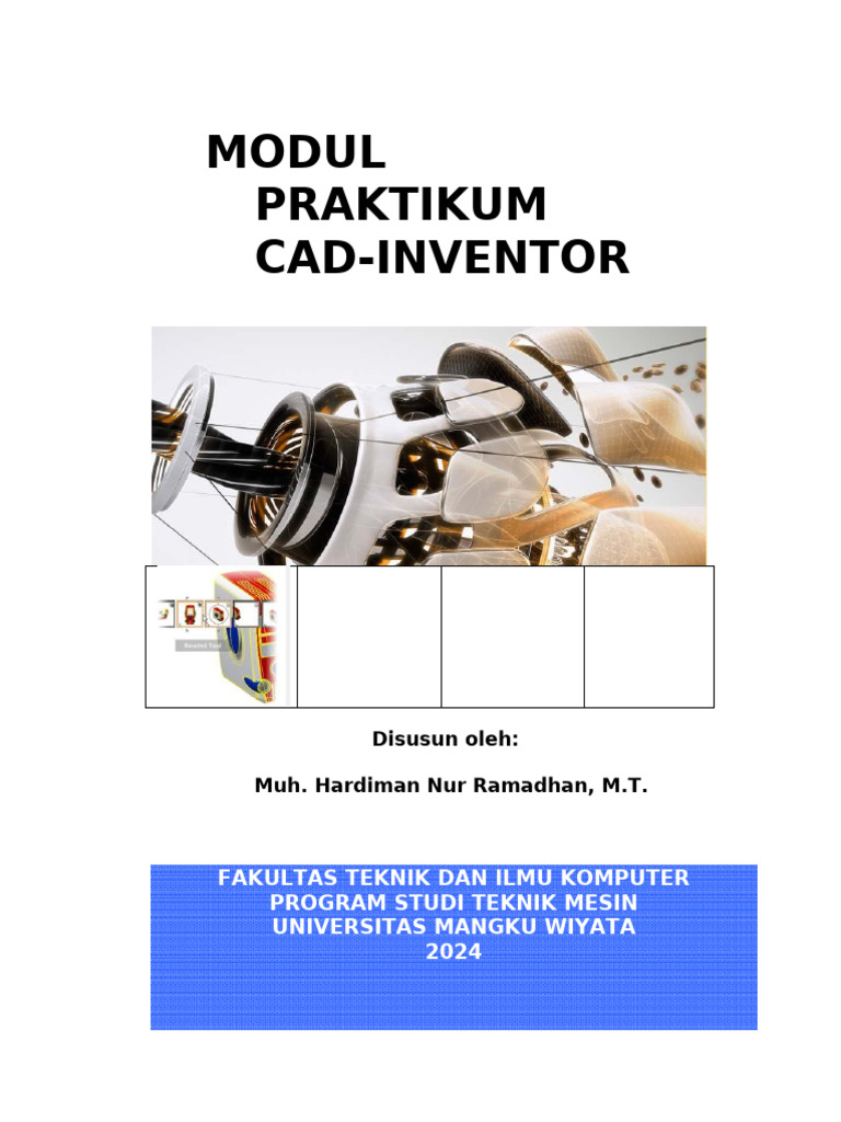 Modul Praktikum Cad-Inventor | PDF