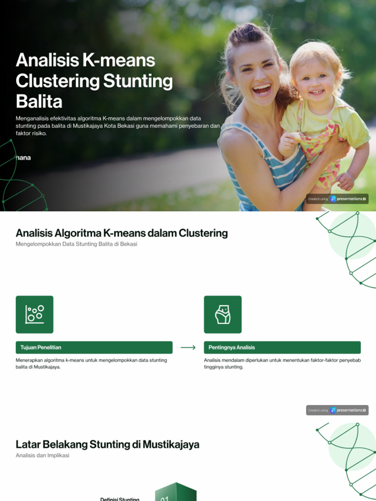 Analisis Algoritma K-Means Dalam Clustering Kelompok Stunting Balita Di ...