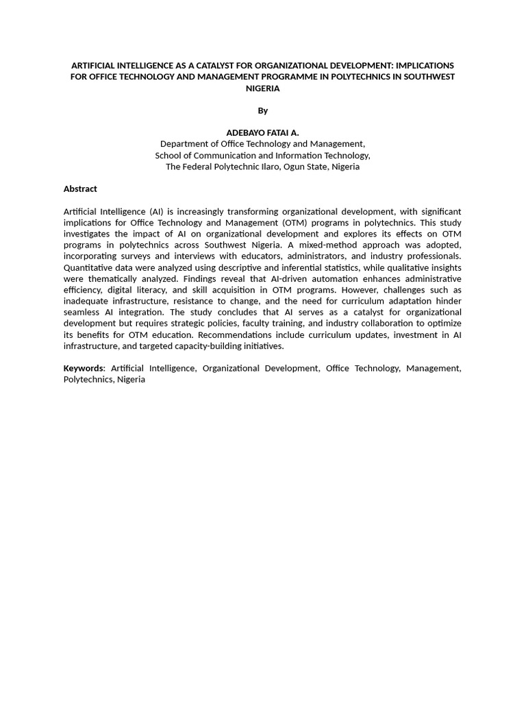 Abstract Echo Ilaro | PDF