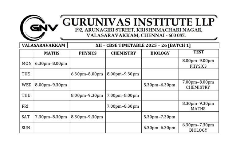 Xii Cbse (Batch 1) - 3 | PDF