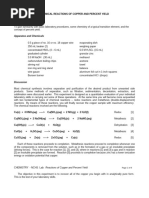 Copper Cycle Lab Experiment Overview | PDF | Nitric Acid | Hydroxide