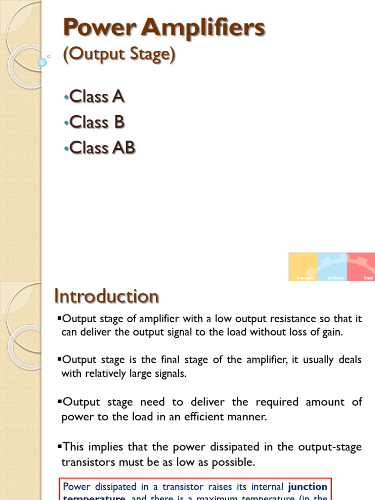 9-Power-Amplifiers-A-Hazra- | PDF | Amplifier | Bipolar Junction Transistor