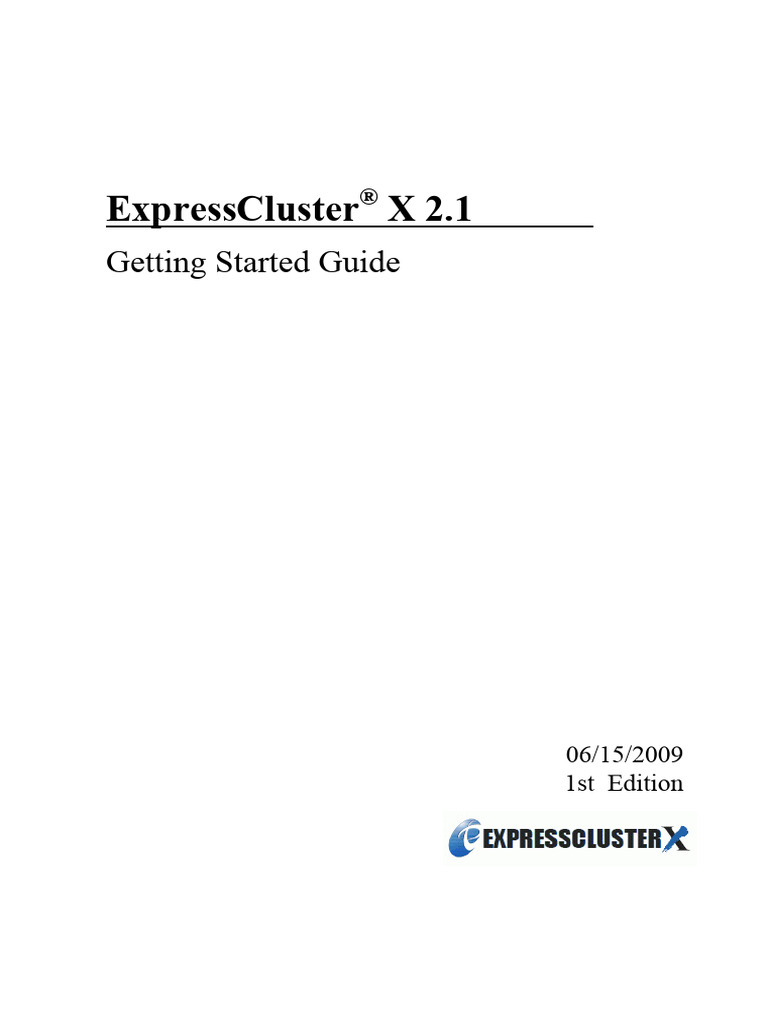 Expresscluster | PDF | Computer Cluster | Load Balancing (Computing)