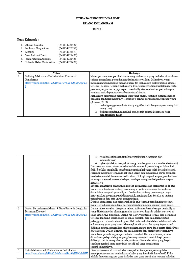 T1 Ruang Kolaborasi | PDF
