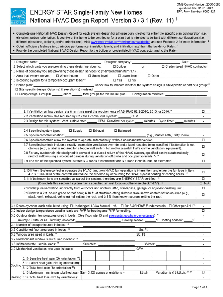 ENERGY STAR HVAC Design Report Guide | PDF | Ventilation (Architecture ...