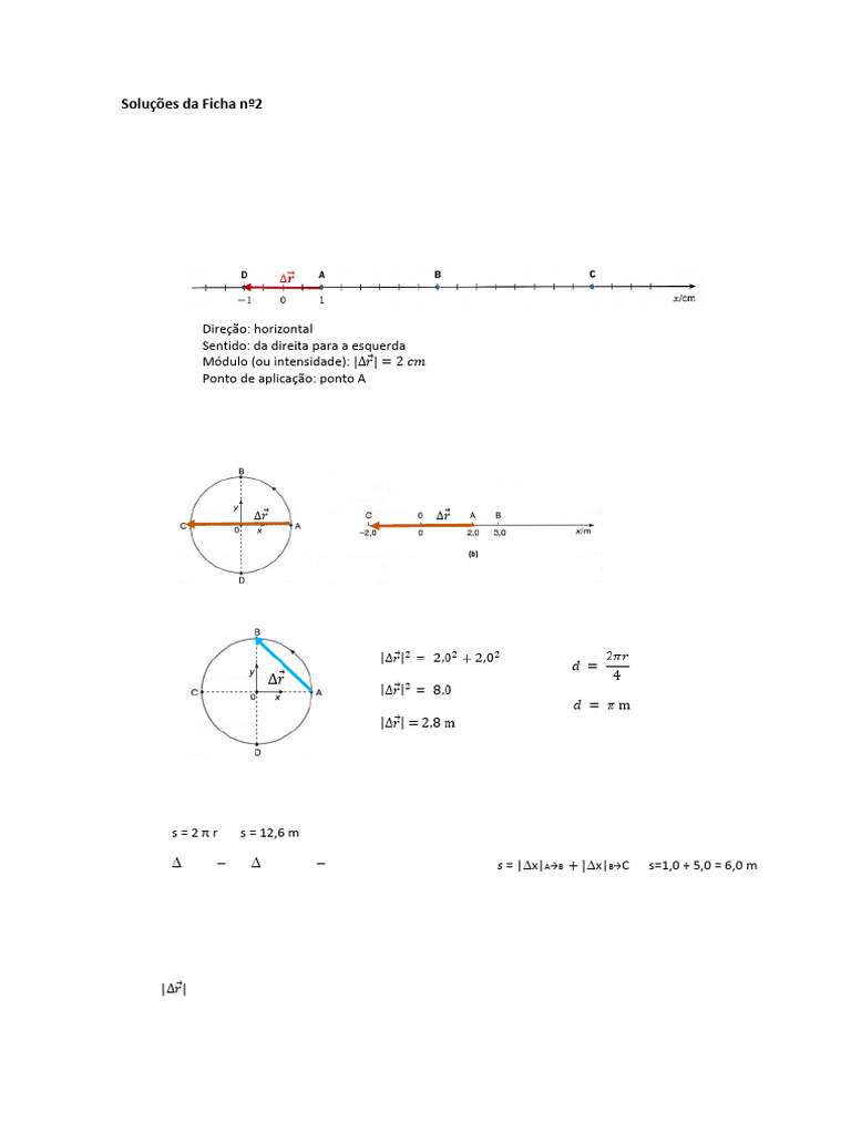 Ficha1 11ano_solucoes | PDF