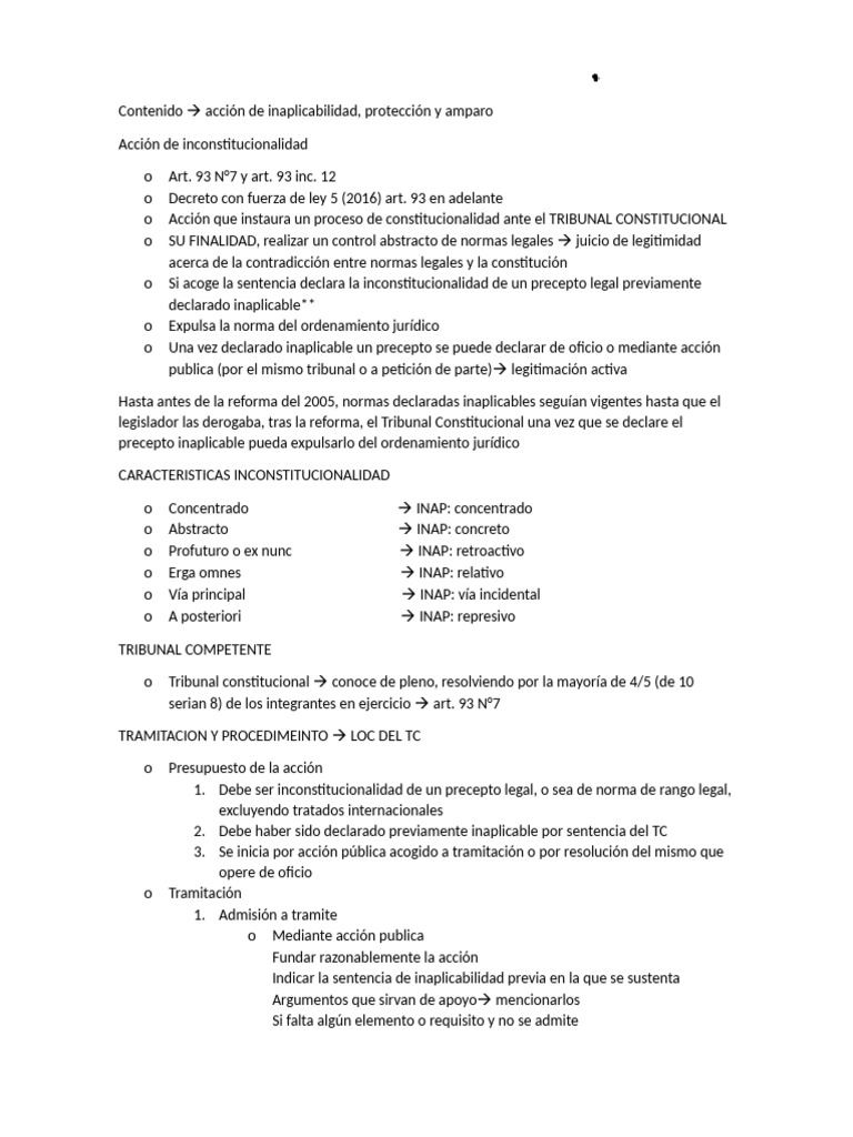 Resumen Consti 2do Certamen 5-11 | PDF | Habeas corpus | Apelación