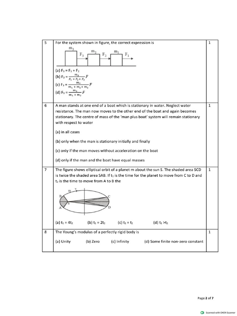 QP-XI-PHY-SET-2 | PDF