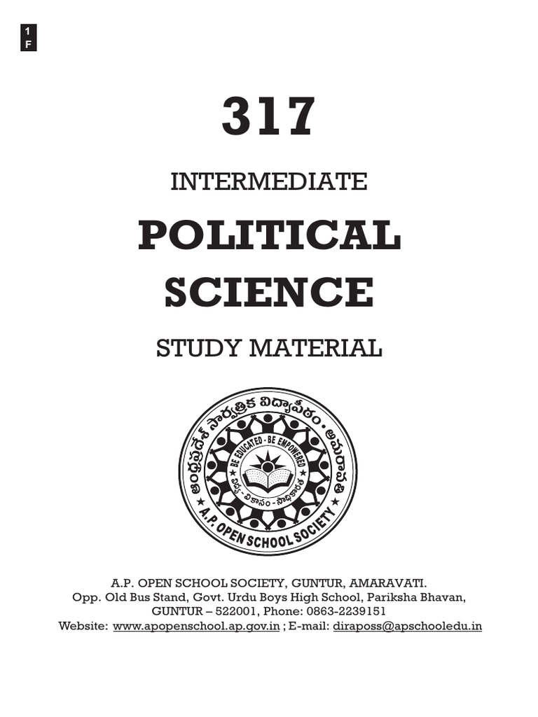317 Political Science EM 2024 | PDF | Equal Opportunity | Liberty