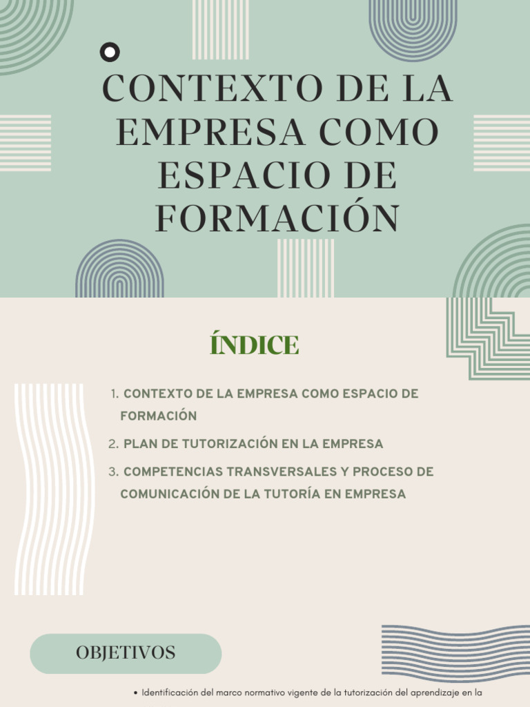 Tema 1. Contexto de La Empresa Como Espacio de Formación | PDF