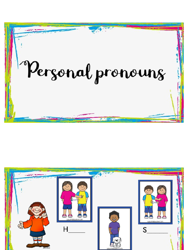 Pronouns and Verb To Be | PDF