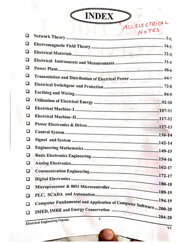 Electrical Capsule Part 1(1) | PDF