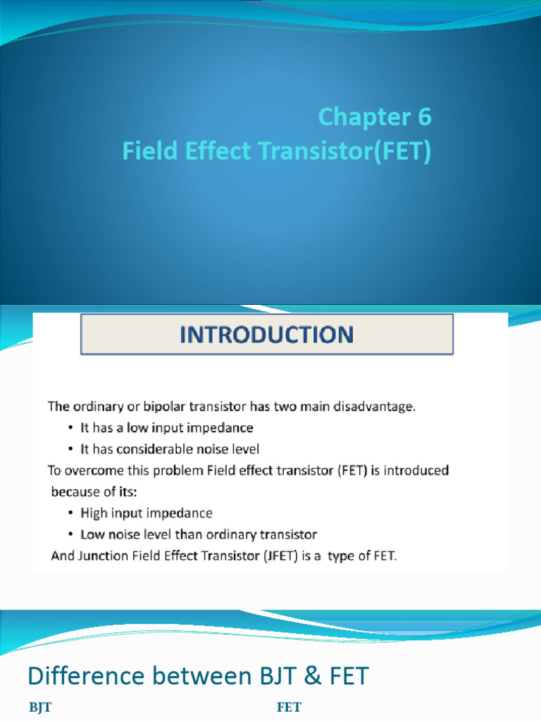 fet ppt | PDF