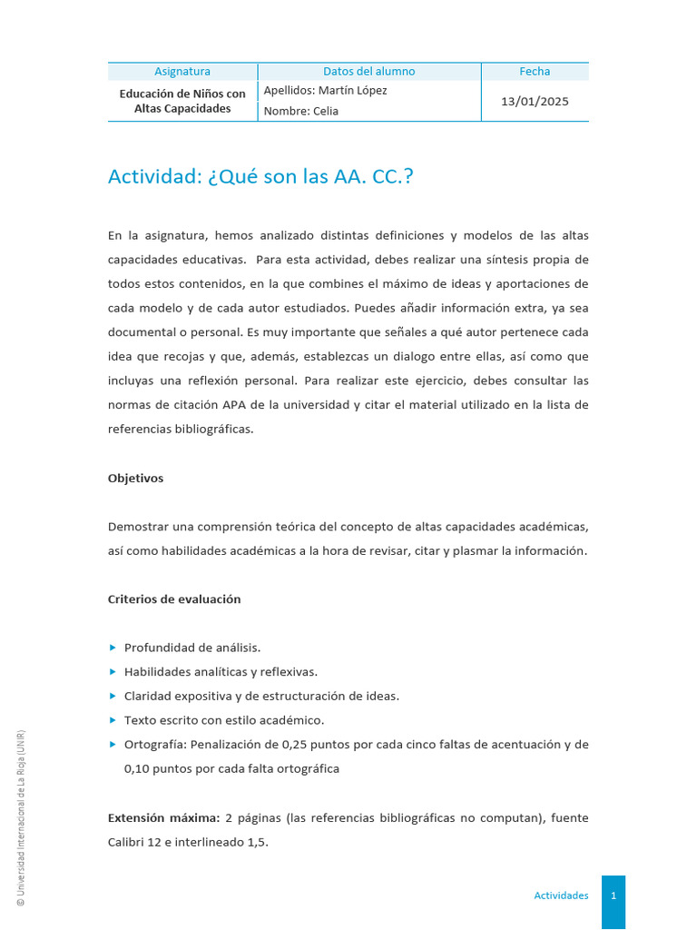 Autores AACC | PDF | Inteligencia | Cociente de inteligencia