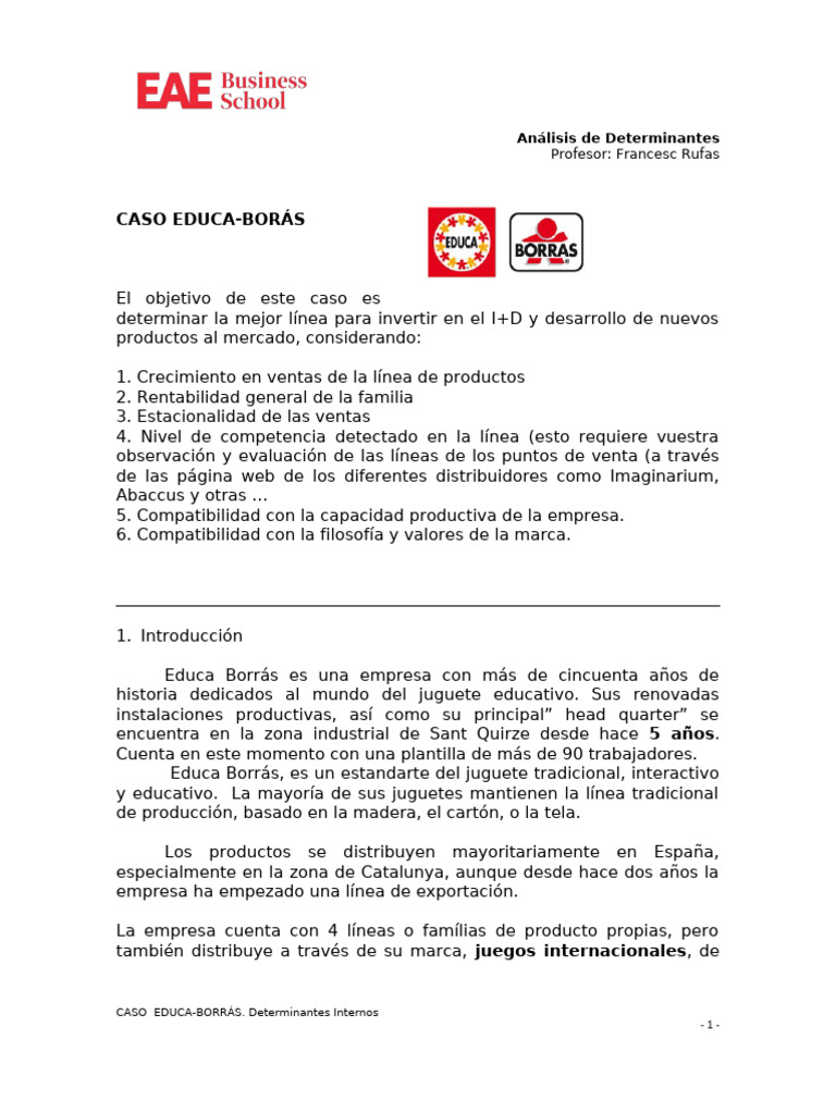 Cas Educa | PDF | Business