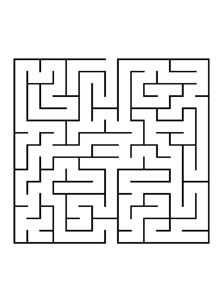 15 by 15 Orthogonal Maze | PDF