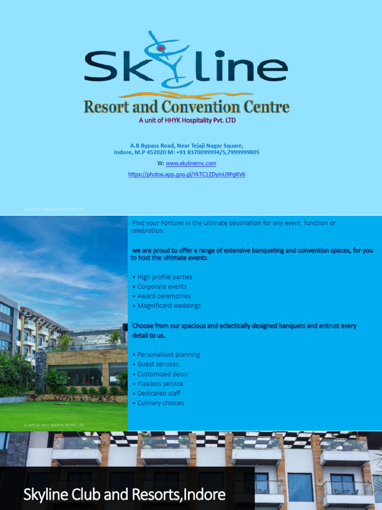 Skyline Presentation | PDF | Resort | Hospitality Industry