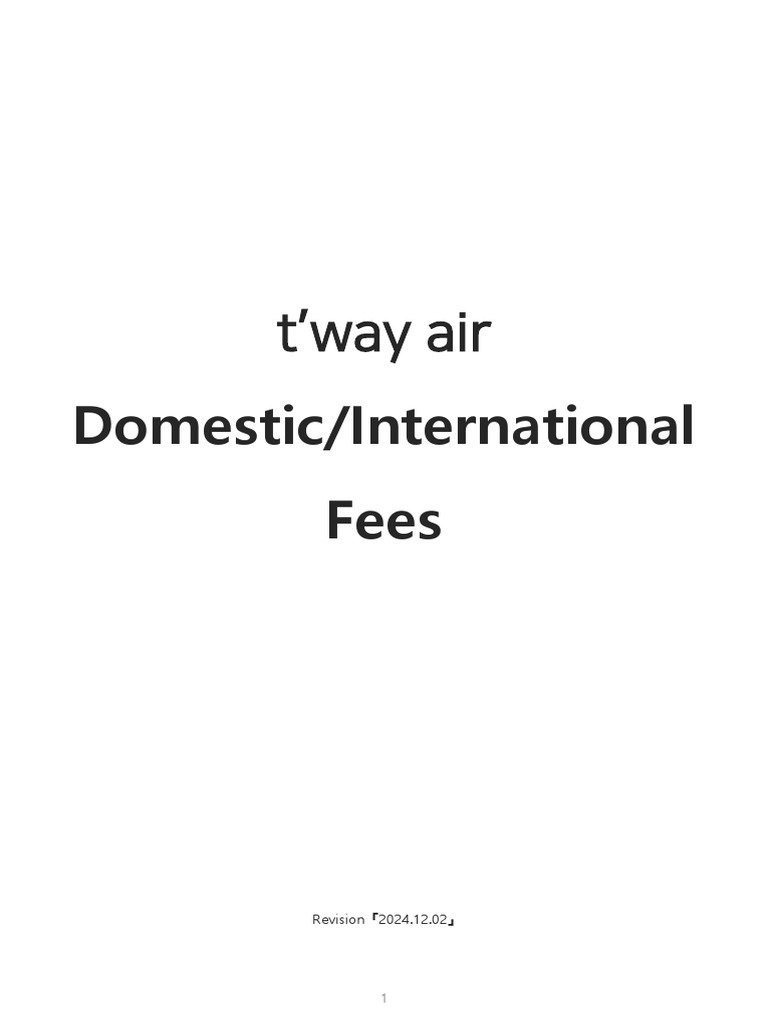 20241202_Fee+Regulations_en | PDF | Asia | Fee