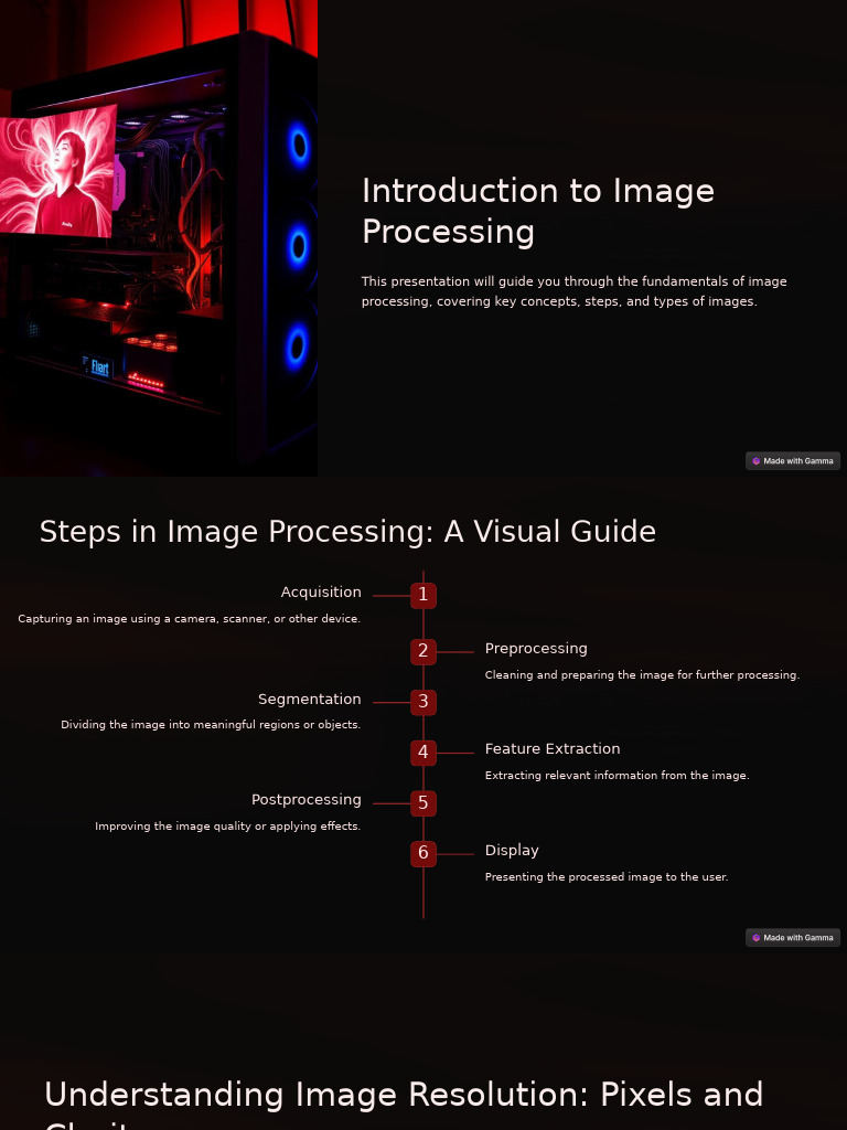 Fundamentals of Image Processing Guide | PDF