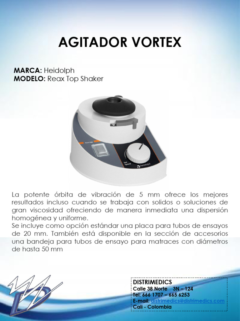 Agitador Heidolph Reax Top Shaker | PDF