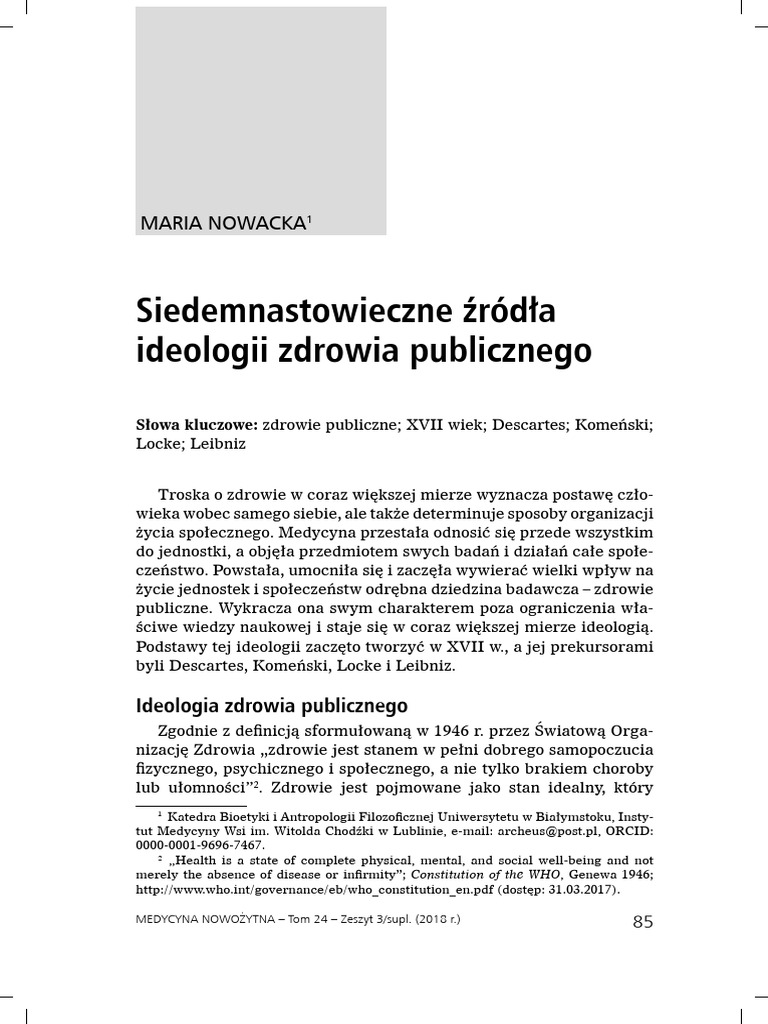 Medycyna 2018 3 History | PDF