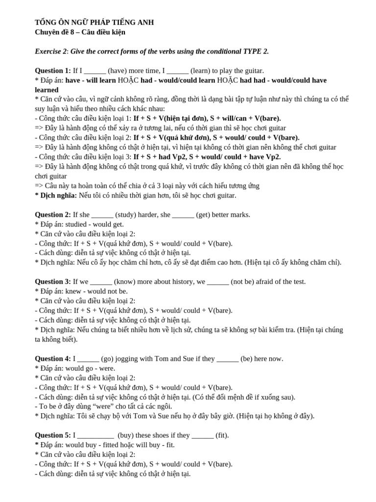 CD8 Exercise 2 KEY | PDF