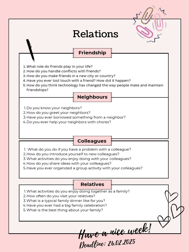 Friendship | PDF