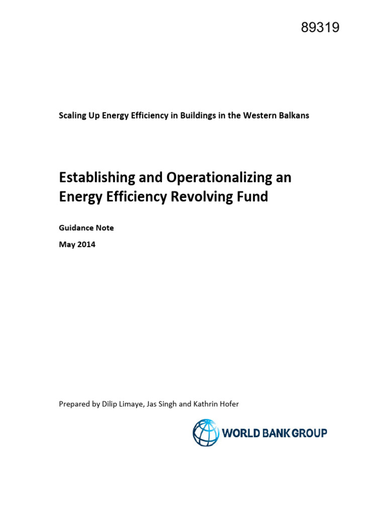 Energy Efficiency Revolving Funds Guide | PDF | Loans | Debt