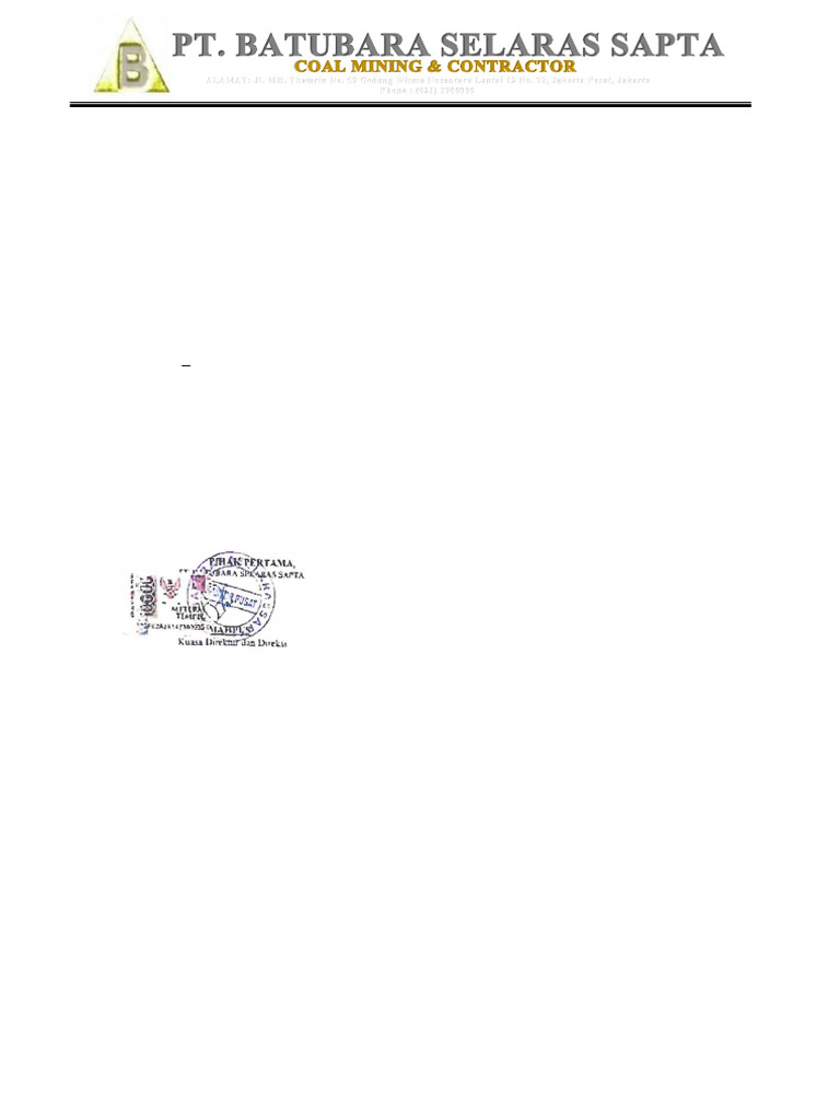 Kebutuhan Biaya PT. BSS (Mas Bro) | PDF