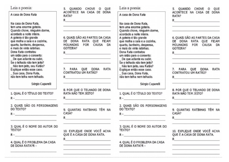 A Casa Da Dona Rata | PDF