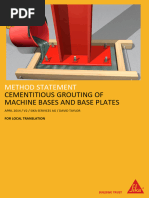 Method Statement - Cementitious Grouting | PDF | Concrete | Pump