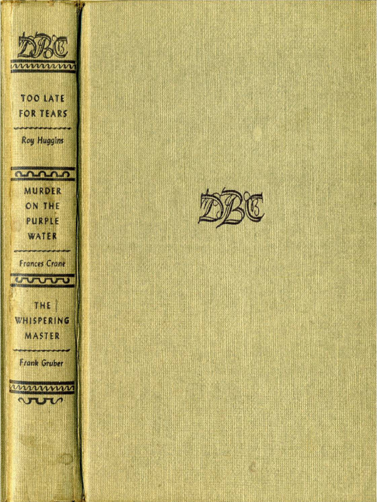 Detective Book Club Mystery Omnibus - October 1947 | PDF