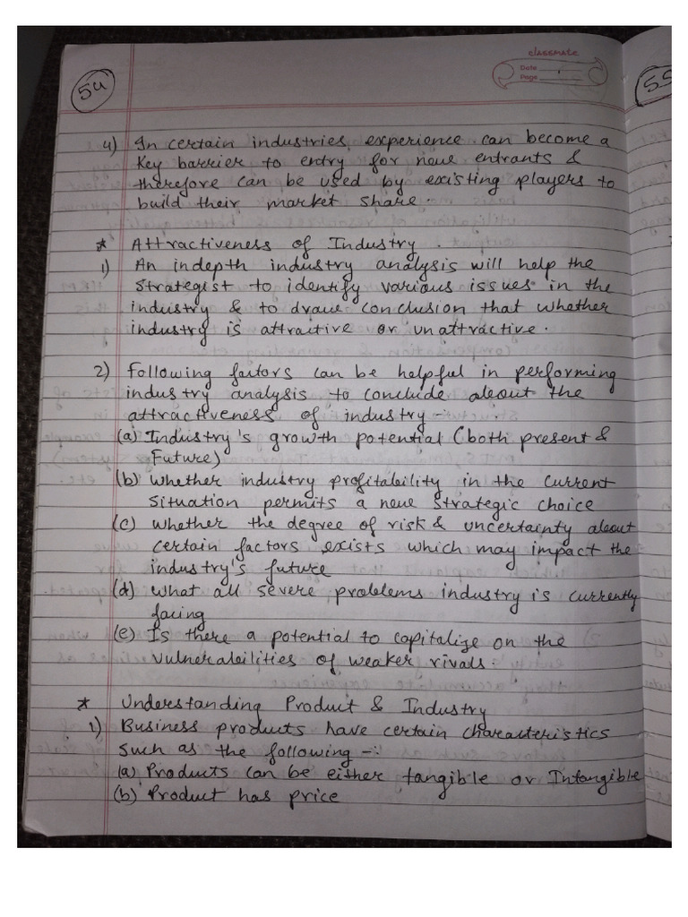 Strategic Management Notes | PDF