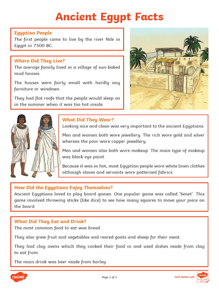 Ancient Egypt: Daily Life and Culture | PDF | Ancient Egypt | Egyptian ...