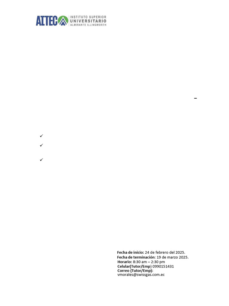 Carta Inicio Corregida | PDF