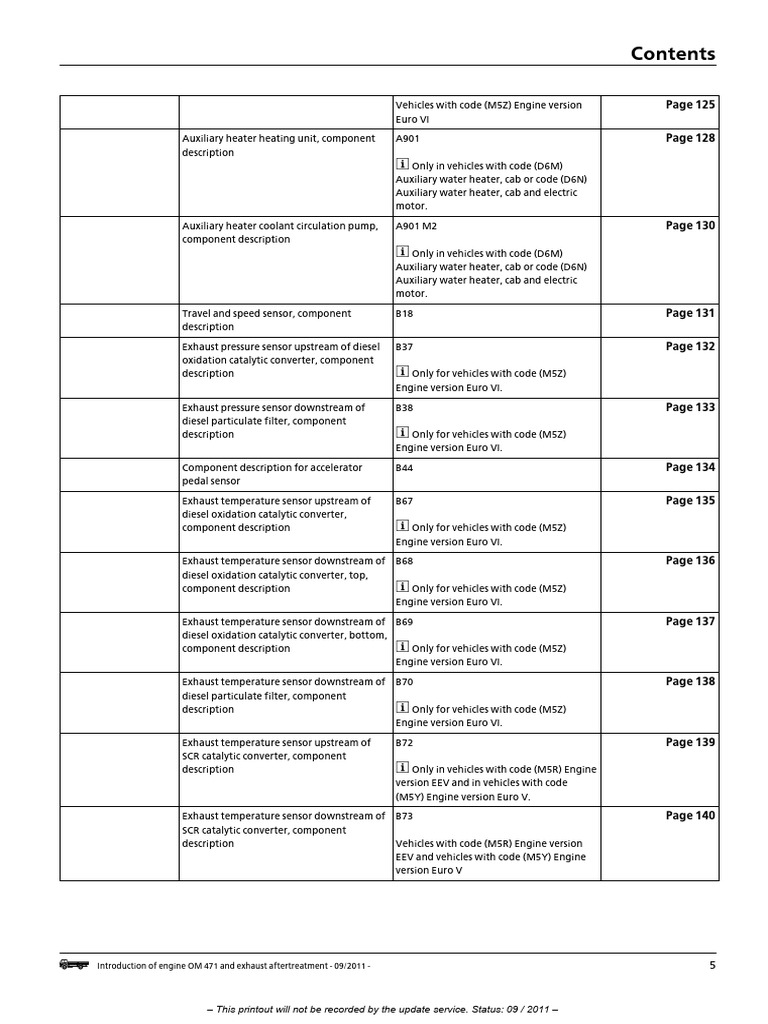 Mercedes Benz Engine OM 471 PDF Manual - p008 | PDF | Engines | Mechanical Engineering