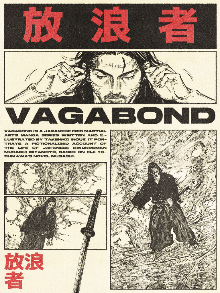 VAGABOND A4 PRINT POSTER DESIGN | PDF
