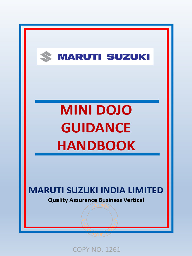 Mini Dojo Training Handbook | PDF | Senses | Personal Protective Equipment